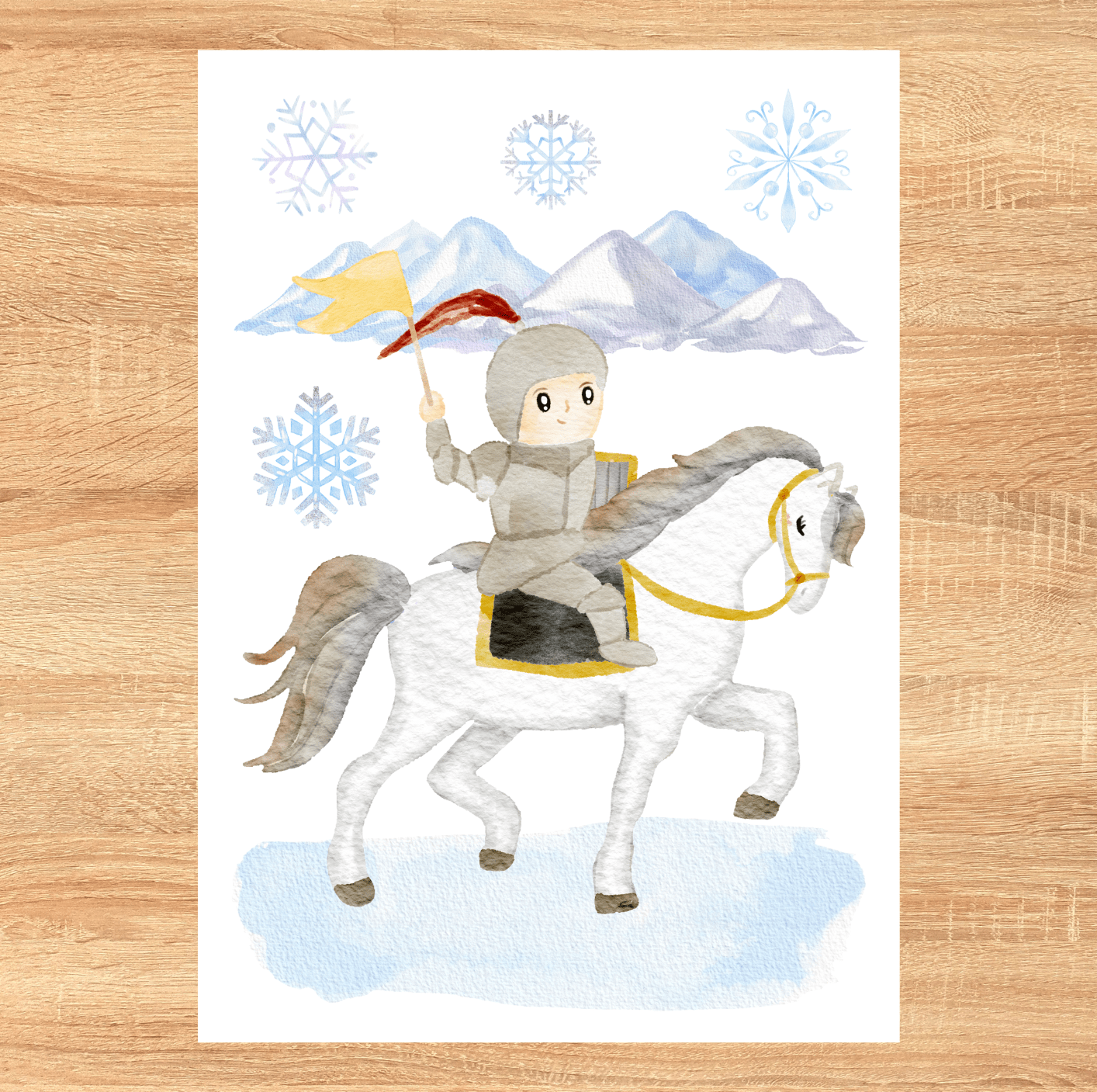 MARTIN NA BIELOM KONI – vystrihni a nalep - Nepriradené k predmetu | UčiteliaUčiteľom.sk